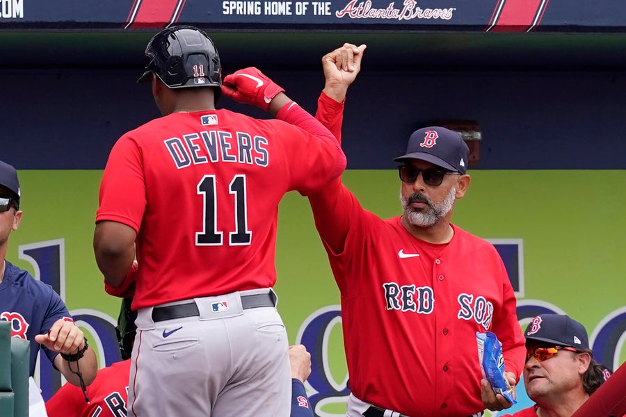 Rafael Devers’s first major league hit is a home run