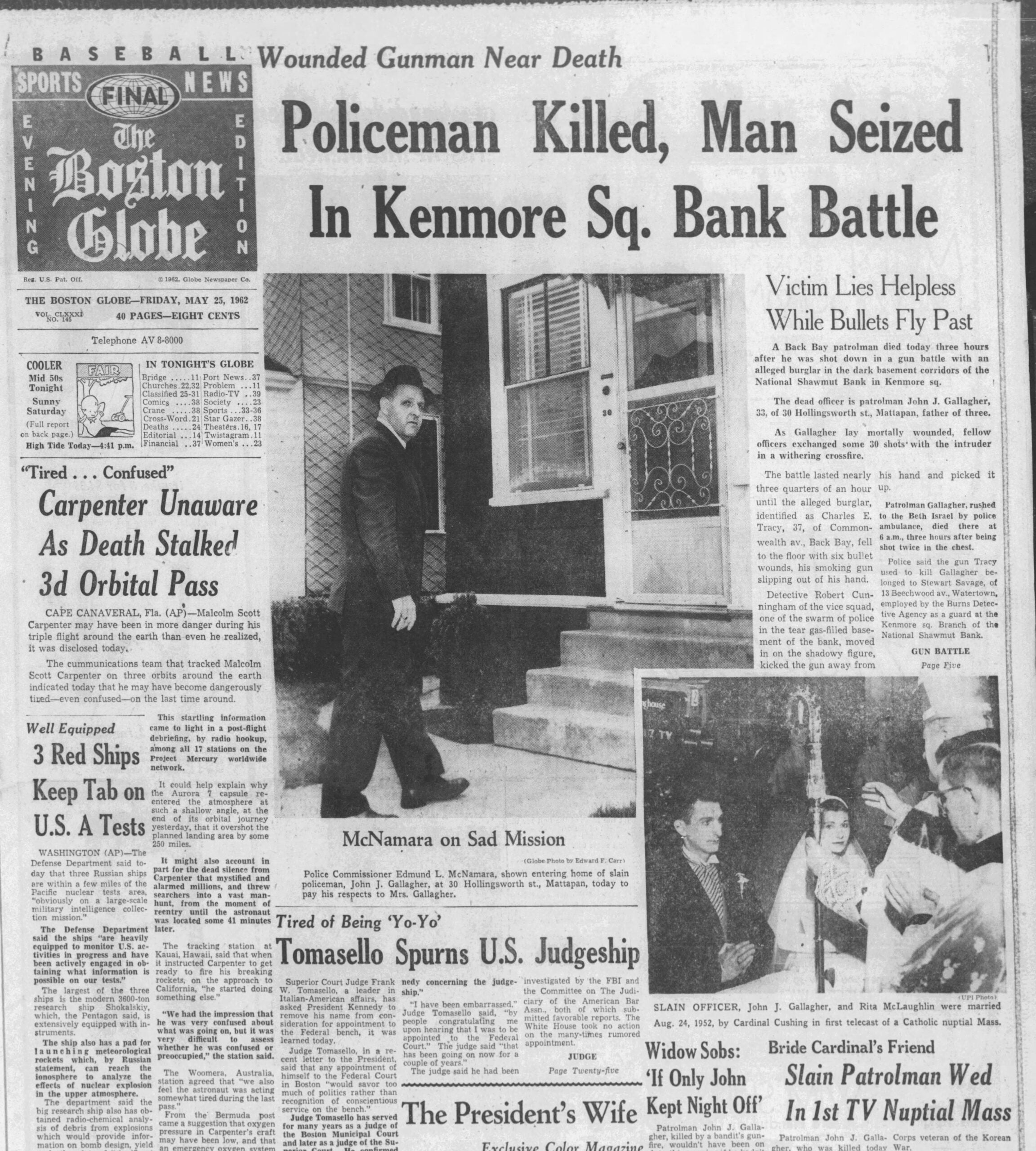 Boston police honor officer who was killed by burglar in Kenmore Square ...