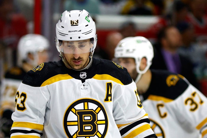A fire alarm forced NESN’s Bruins broadcasters off air Thursday