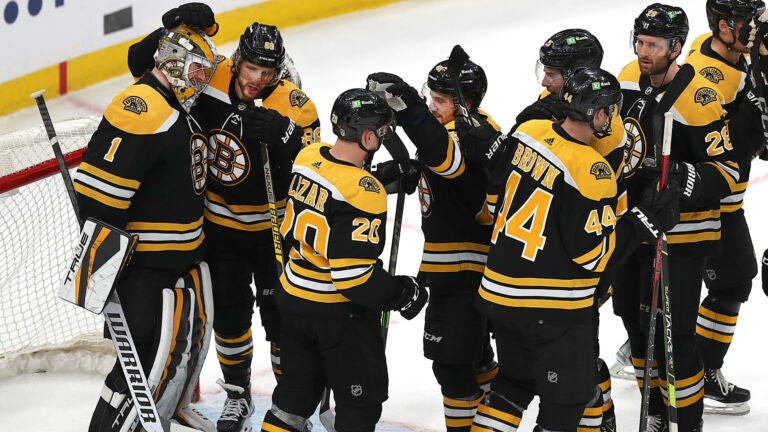 Takeaways: Bruins earn character win without top defensemen