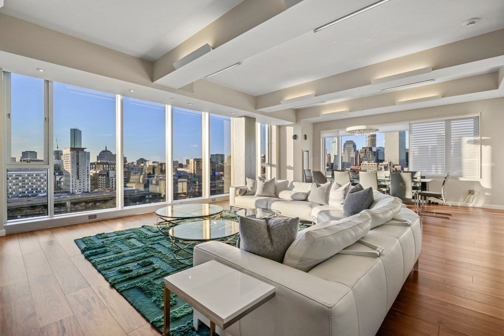 Listed: A South Boston condo with inescapable skyline views