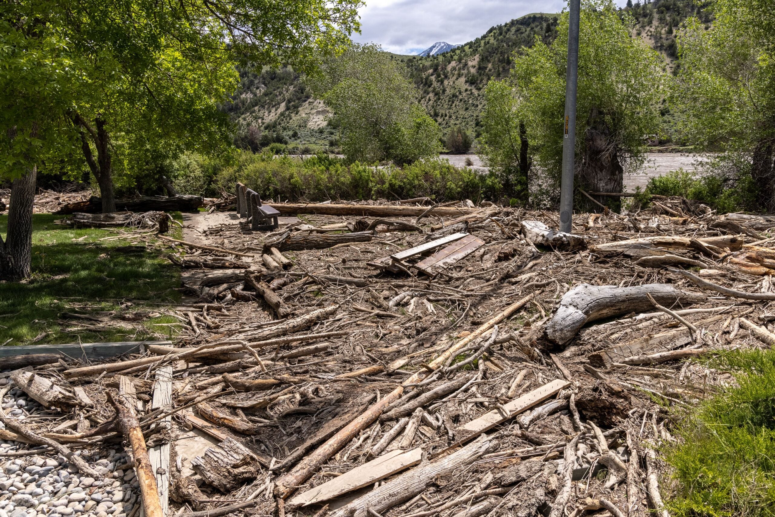 Photos: Yellowstone National Park sustains shocking damage after floods
