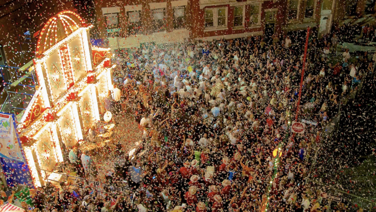 Party at a North End street fest with St. Anthony’s Feast