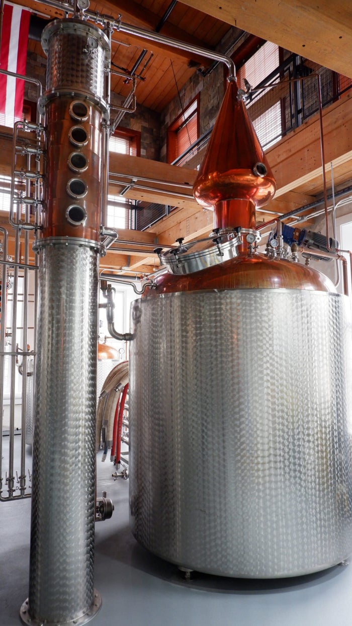 Franklin distillery makes creative spirits, offers delicious dining