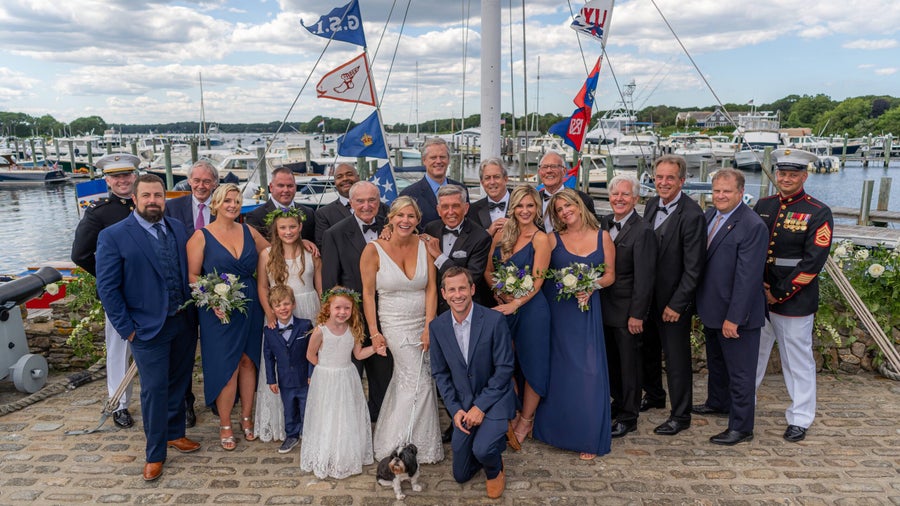 Famous faces abound at wedding of George K. Regan, Elizabeth Akeley