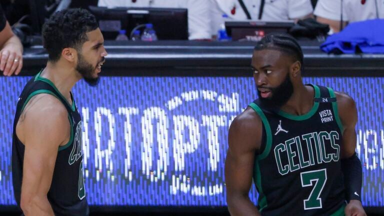 'We've got more to do': Jayson Tatum said he and Jaylen Brown are ...