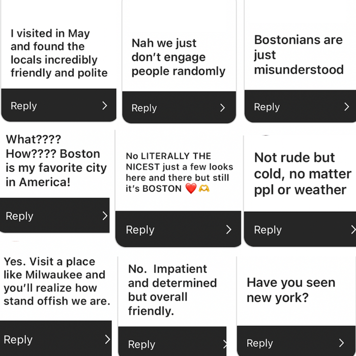 'As cold as the winters': Readers say Bostonians are rude and proudly ...