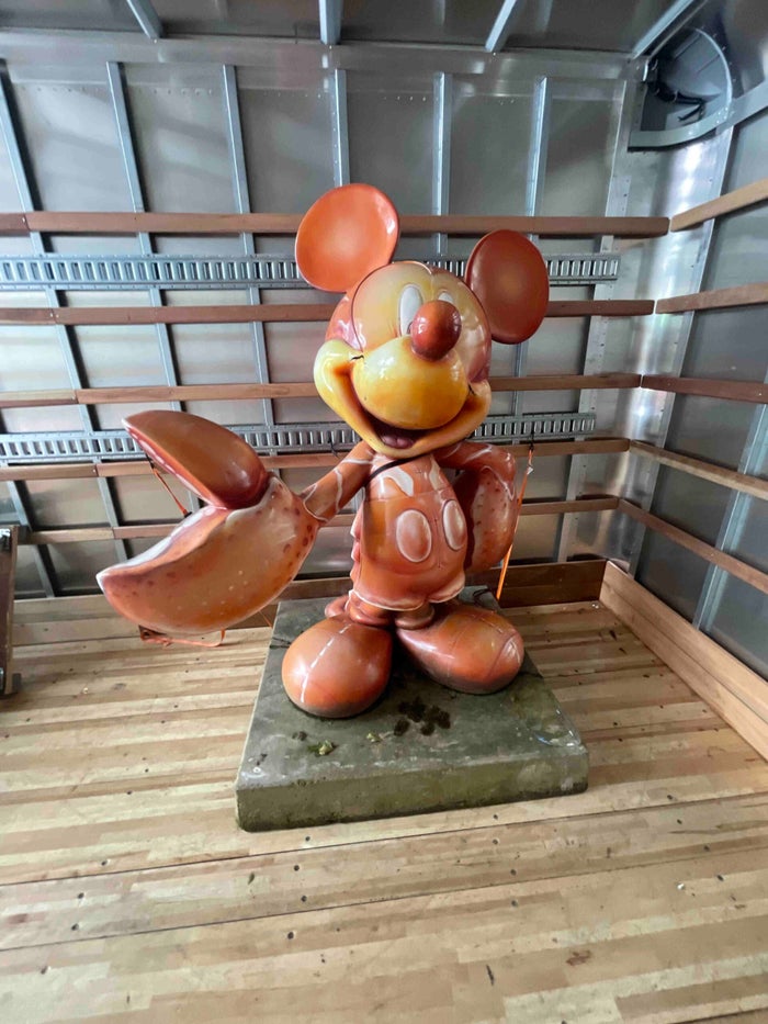 Oddball six-foot 'Lobsta Mickey' statue returns to Boston