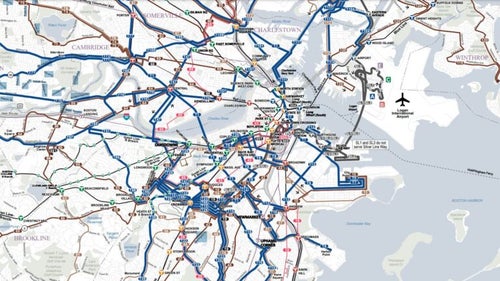 Here's how the proposed new MBTA bus map has changed