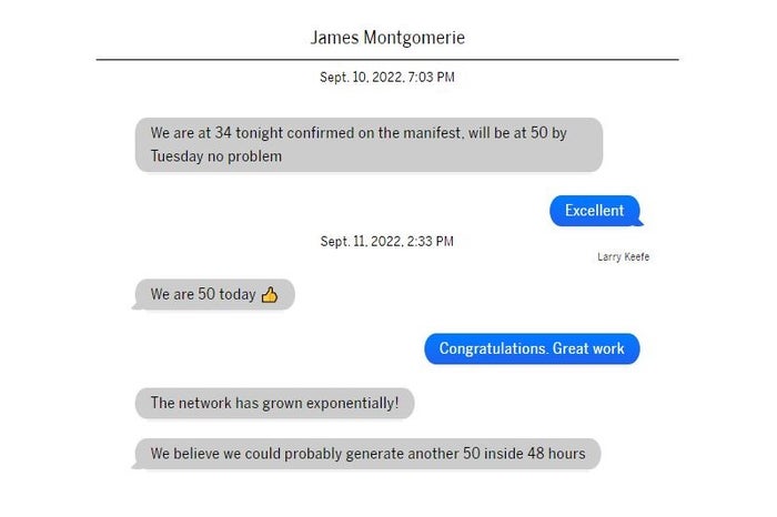 Text messages show organizers of Martha's Vineyard migrant flights ...