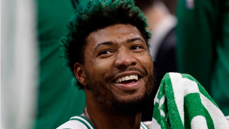 Marcus Smart got engaged after the Celtics won on Christmas