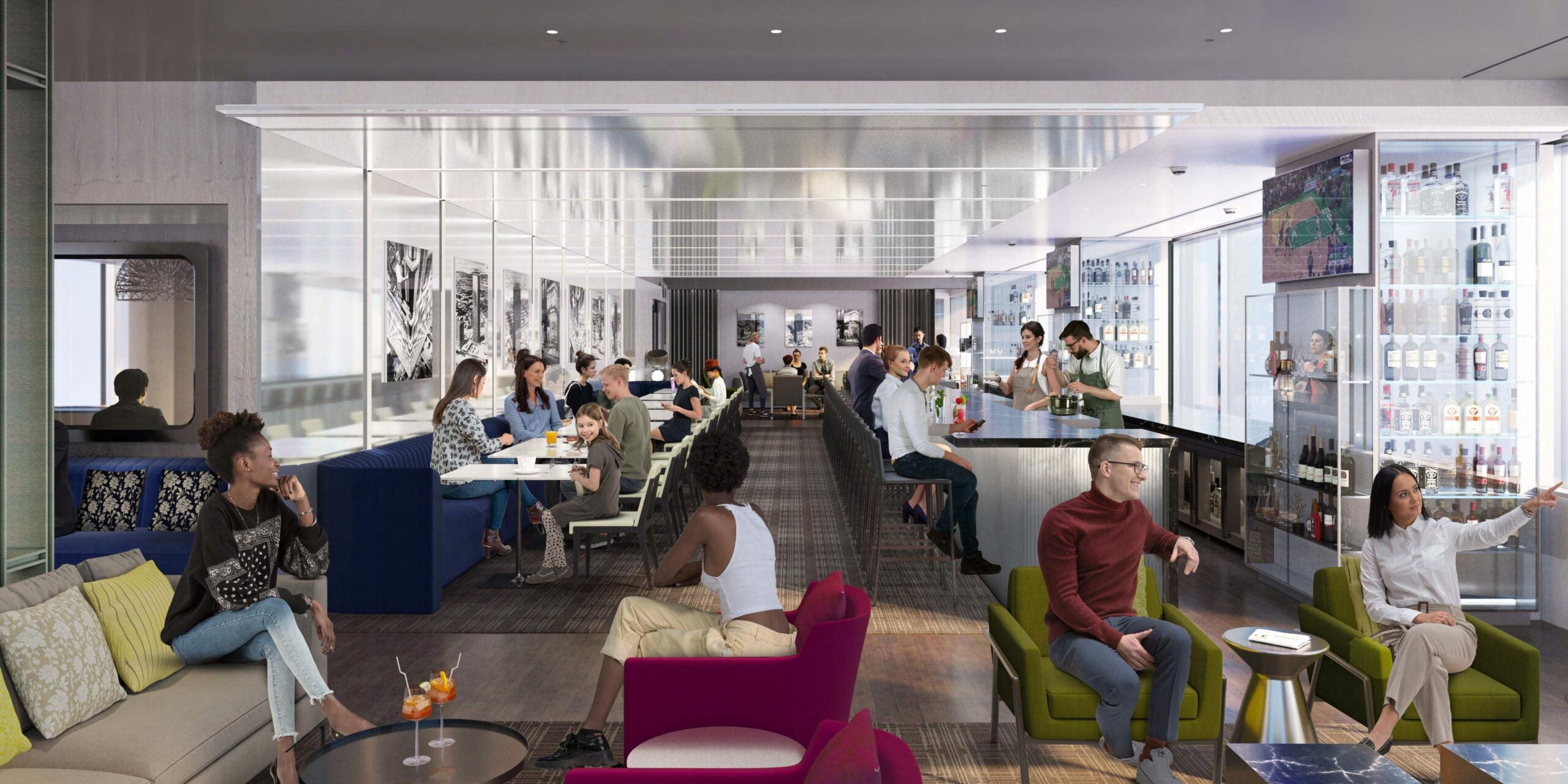 A 'Cloud Terrace' will open atop the Pru in 2023