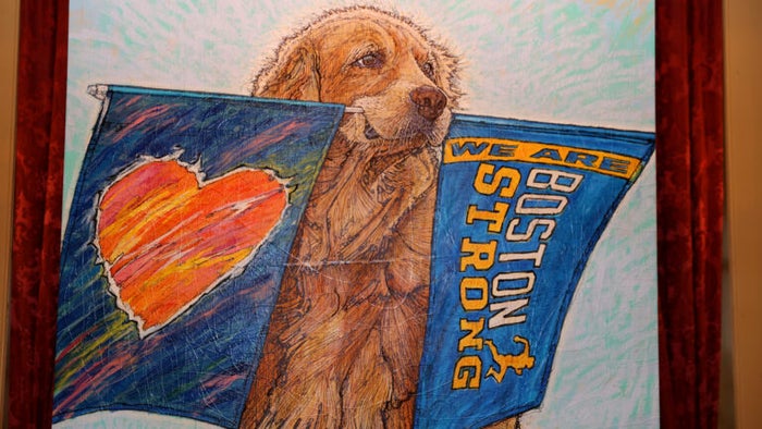 Boston Strong Tribute Unveiled On Marathon Course