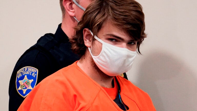 Video: Buffalo shooter rushed from court after man charges at him