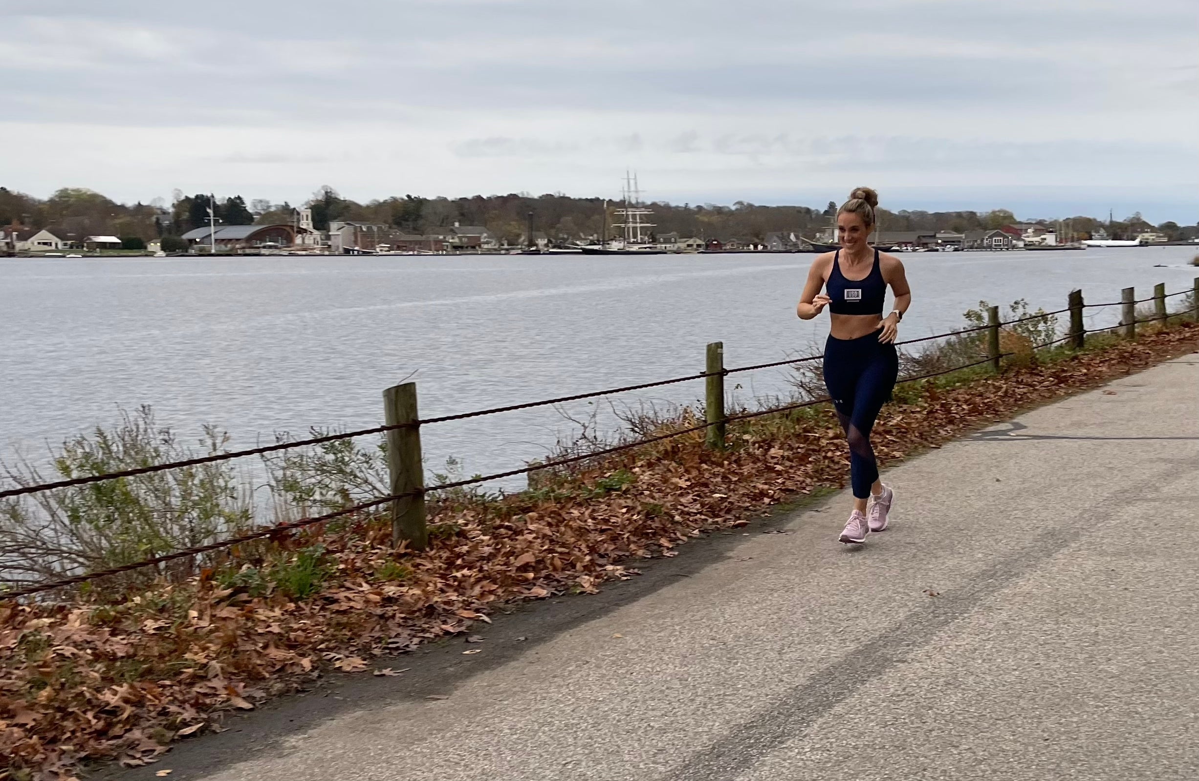 Allison Hayes is running for Team USO to test what she's capable of