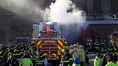 Brockton Hospital fire: 10-alarm blaze forces evacuation of 160 patients