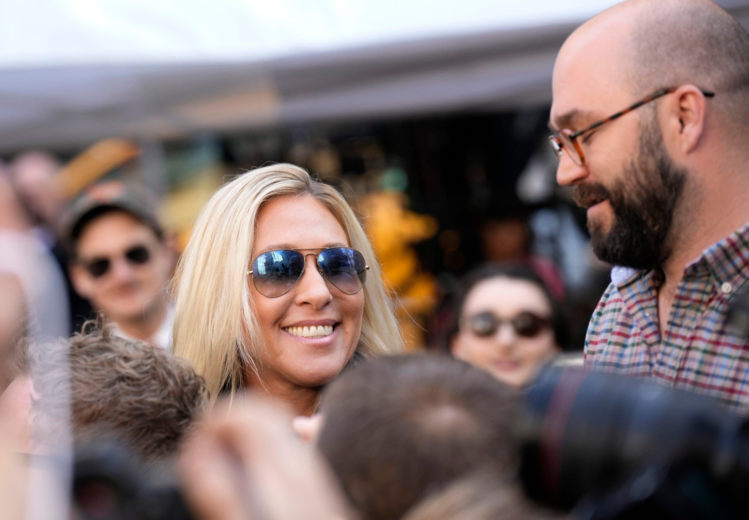 Photos: Here's what it looks like outside Trump's arraignment in NYC