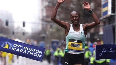 Hellen Obiri wins 2023 Boston Marathon elite women's race