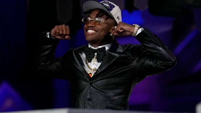 Ravens select Boston College WR Zay Flowers with 22nd pick