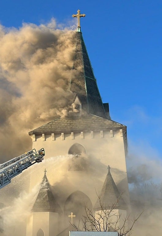 Easter fire at Cambridge church investigated as arson, FBI asks for info