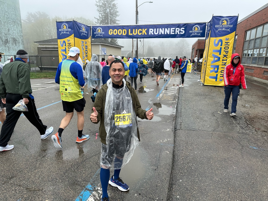 Boston Marathon 2023 runners share their before and after photos