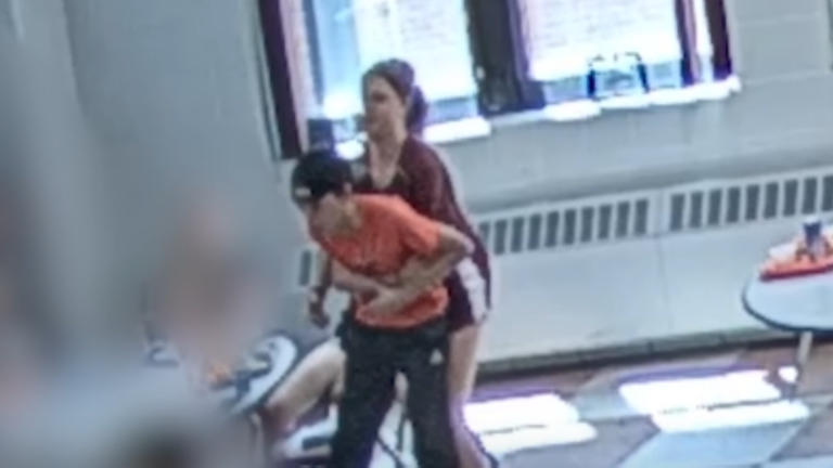 Watch: Sister saves twin brother from choking with Heimlich maneuver