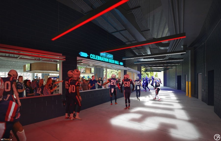 Gillette Stadium: Renderings show new lighthouse and video board