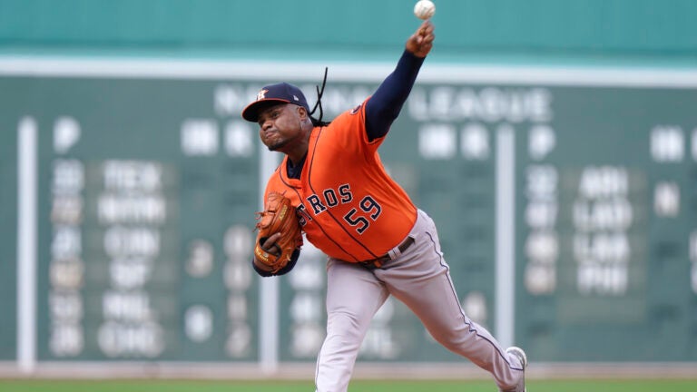 Framber Valdez helps Astros to 7-4 win over Red Sox
