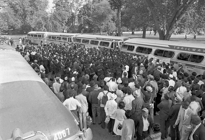 Civil rights leaders commemorate 60th anniversary of the March on ...