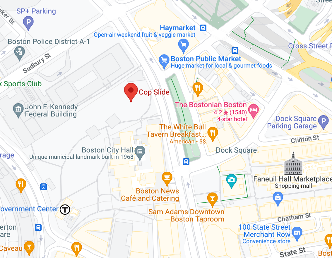 Adults flocking to Boston’s viral ‘cop slide’ after officer’s slippery ...