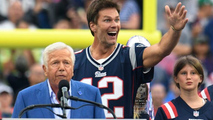 Details for Tom Brady's Patriots Hall of Fame induction ceremony