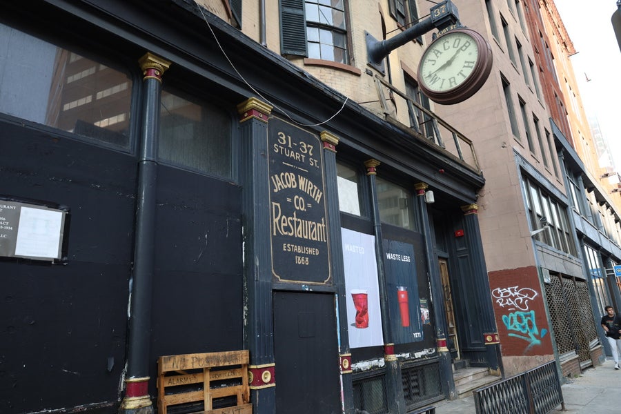 Jacob Wirth, Boston's historic German beer hall, is reopening