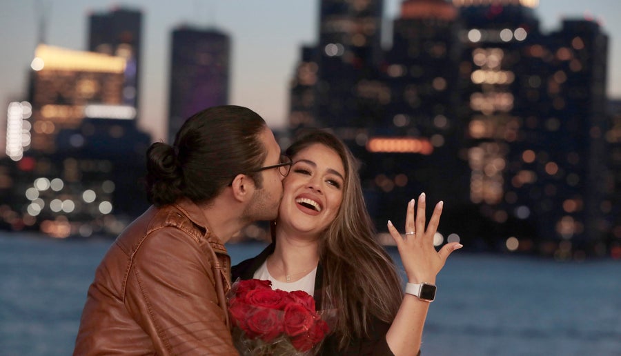 Setting the stage for a romantic surprise