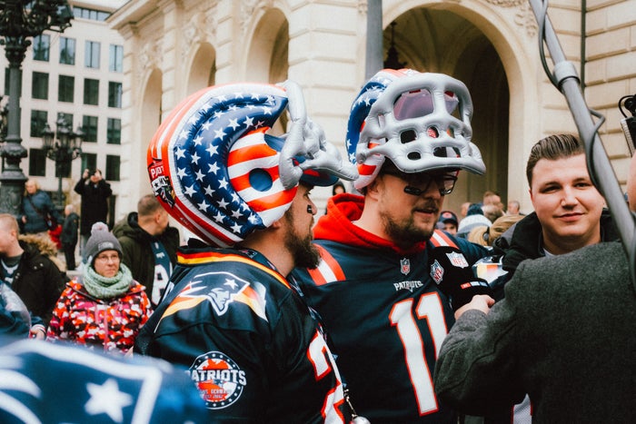 Photos: Patriots fans in Germany show their support