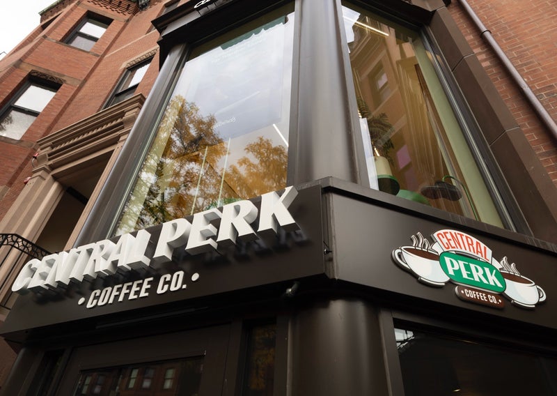 Take a look inside Central Perk Coffeehouse on Newbury Street