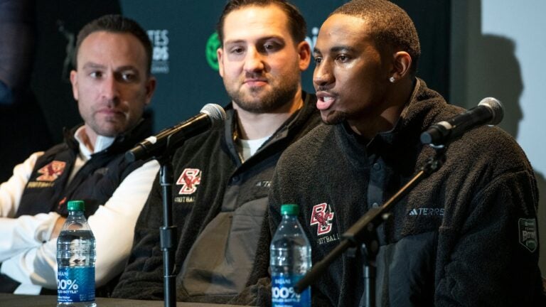 Long and winding road leads BC football to nearby Fenway Park