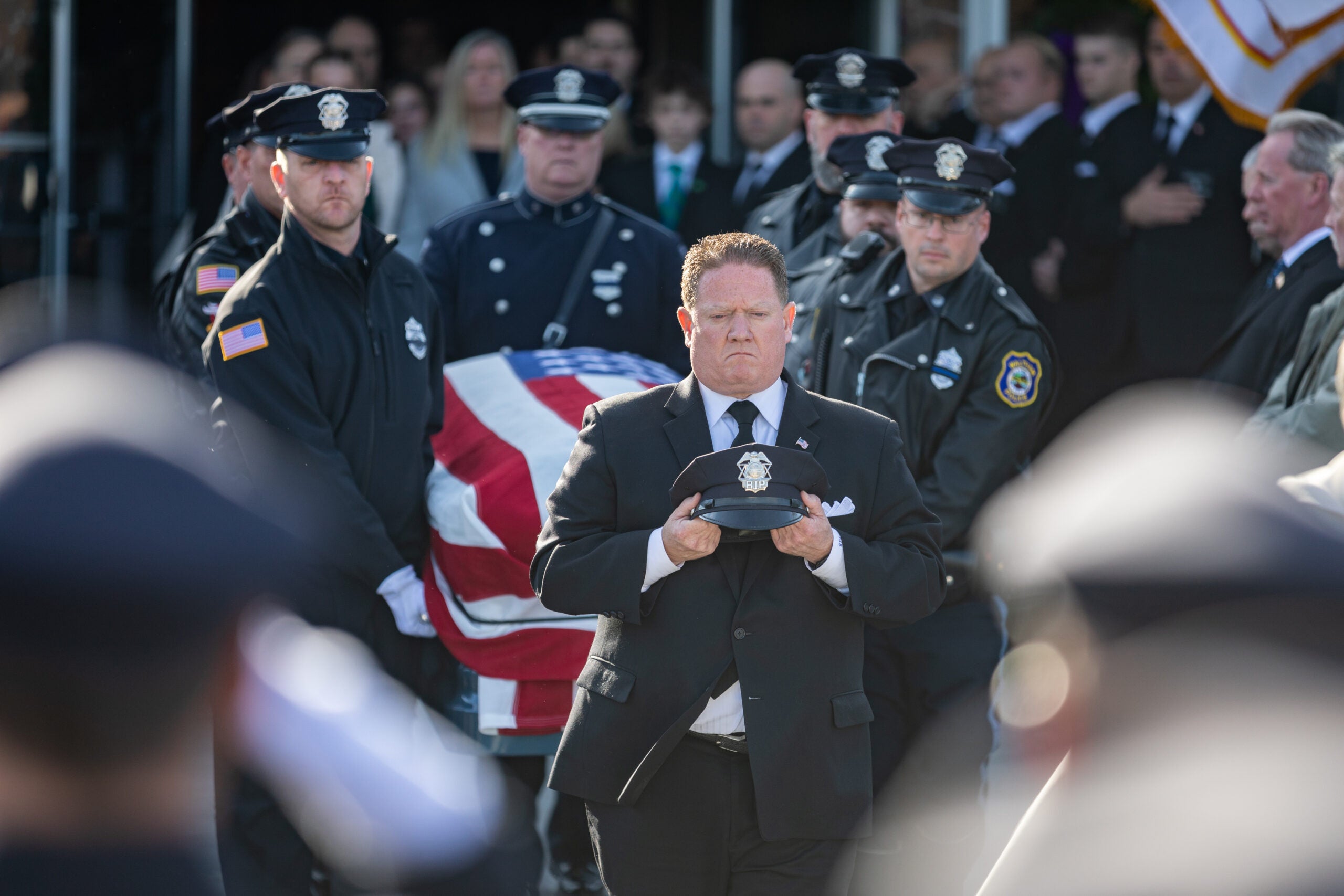 Photos: Thousands mourn Waltham Police Officer Paul Tracey at funeral