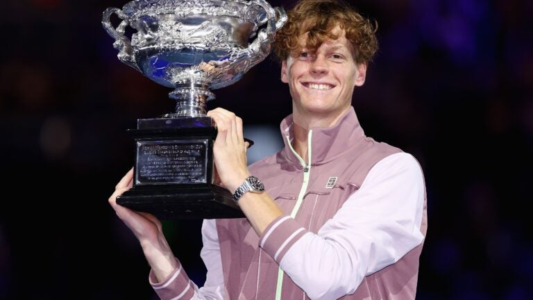 Jannik Sinner rallies from 2 sets down to win the Australian Open