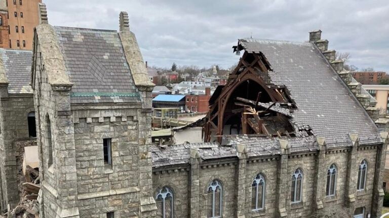 Connecticut church collapses, no one injured, officials say