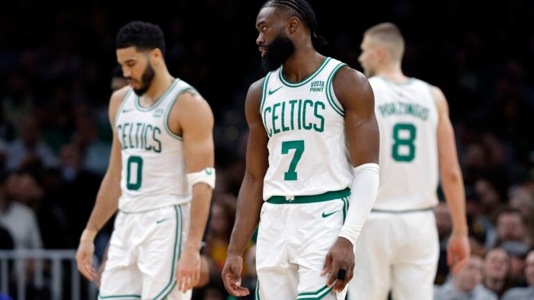 How Celtics' starters reacted to being benched against Lakers