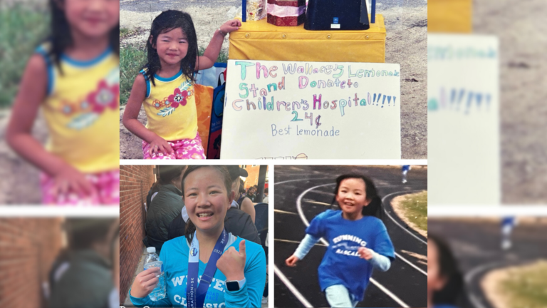 A decade of fundraising for kids led Kaylee Wallace to run Boston