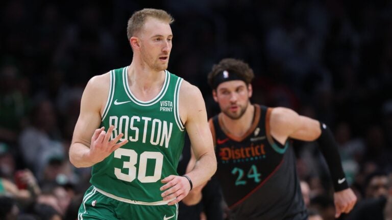 Sam Hauser avoids serious injury following near-historic night