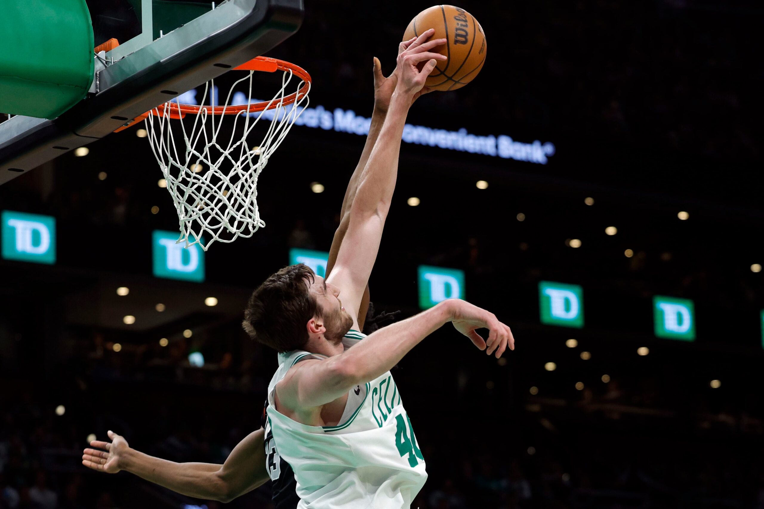 Sam Hauser has ankle sprain but avoids serious injury