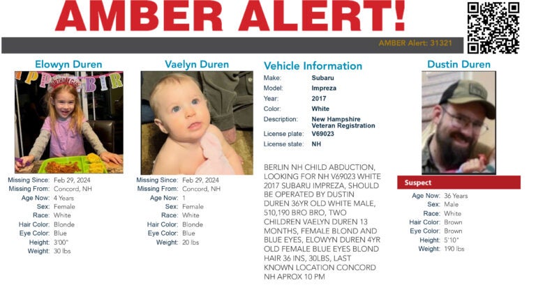 Missing N.H. children located safely after woman found dead; father in ...