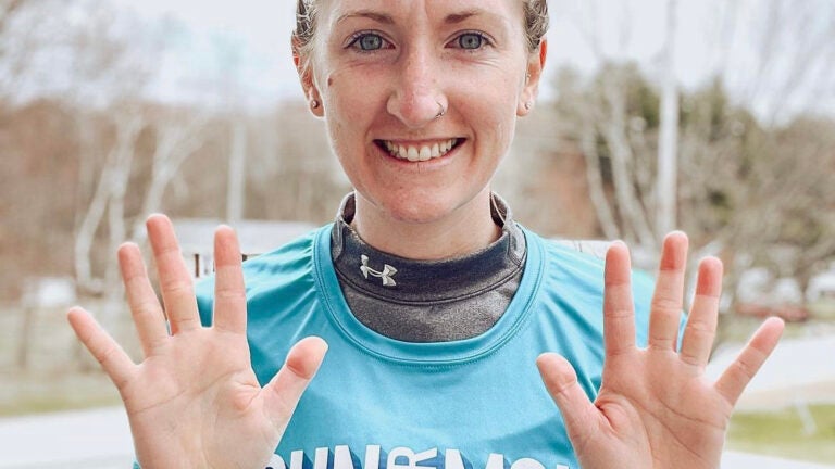 'They are my drive': Eryn Mahoney is running Boston for MGH