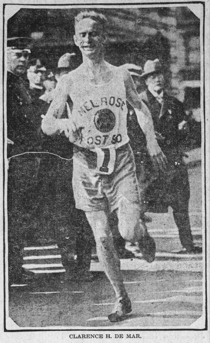 Boston Marathon great Clarence DeMar reached his apex in 1924