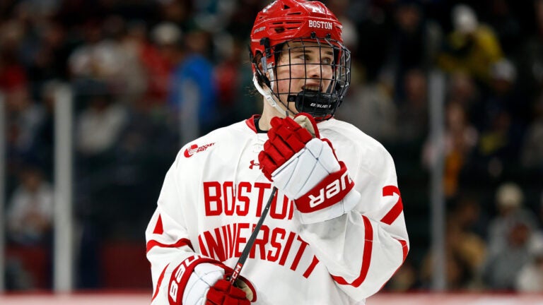 BU's Macklin Celebrini becomes youngest recipient of Hobey Baker