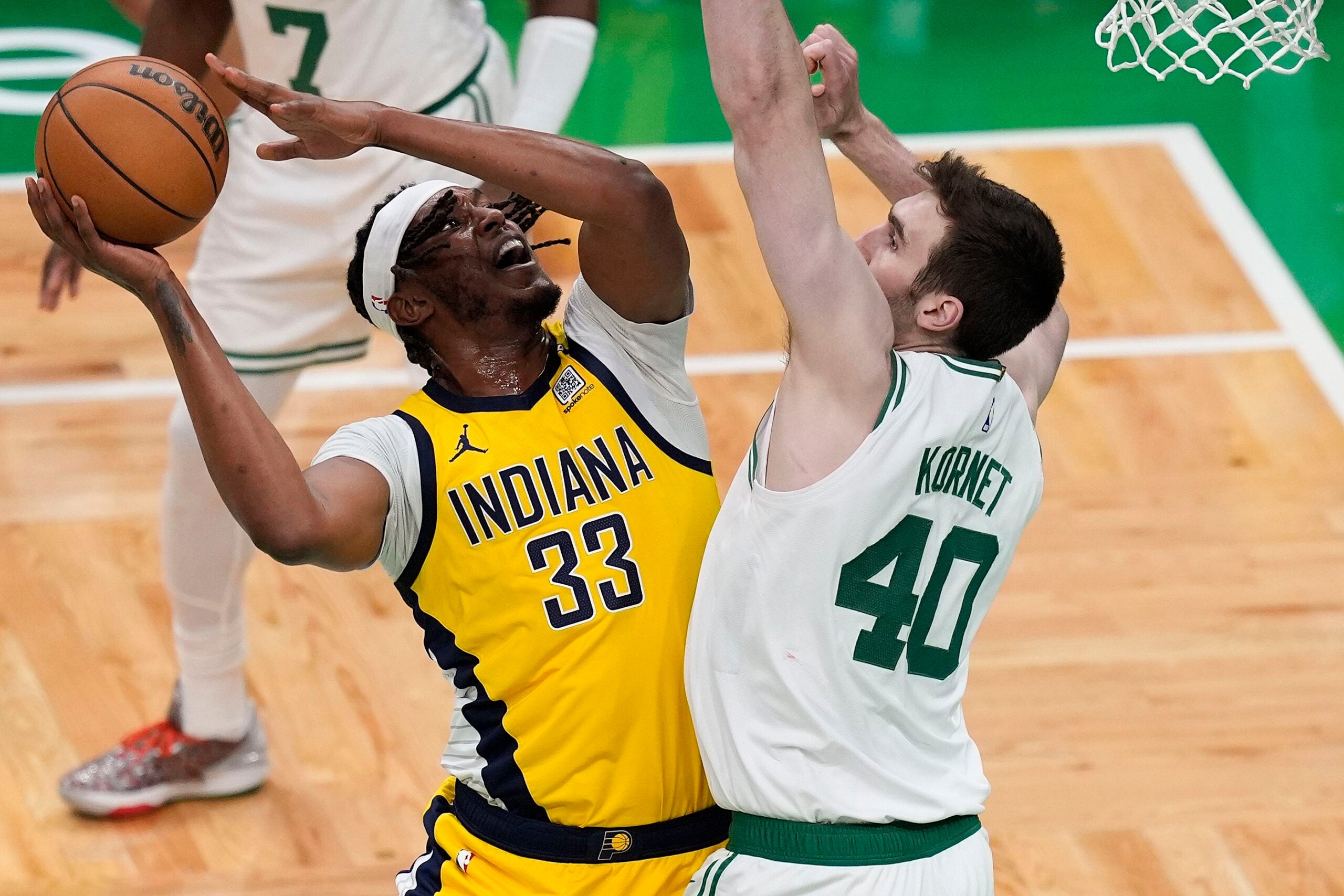 10 defining images from the Celtics' Game 1 win over the Pacers