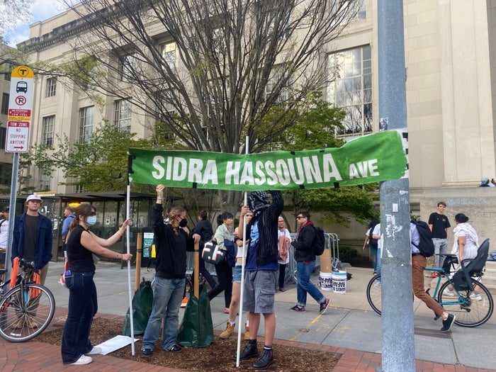 MIT protesters reenter encampment after school tries to clear tents