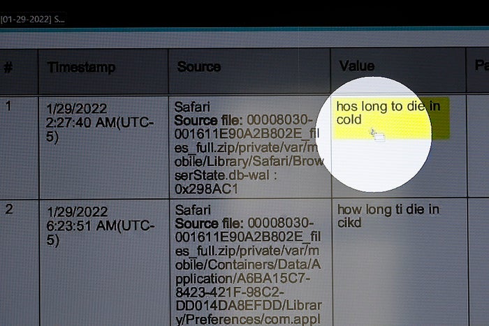 'Hos long to die in cold': Karen Read trial witness grilled on search